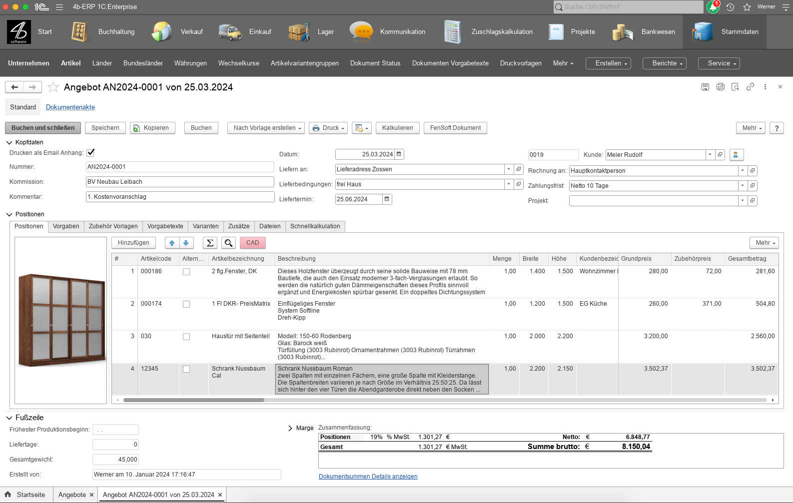 4b ERP-System | 4b ERP-System: CRM, Warenwirtschaft, Buchhaltung ...